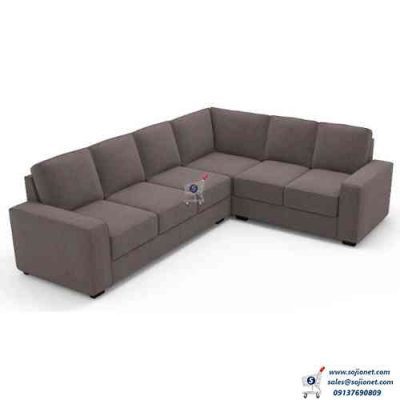 Light Grey L Shaped Fabric Sofa in Lagos Nigeria