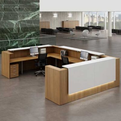 U Shaped Reception Counter Table in Lagos Nigeria
