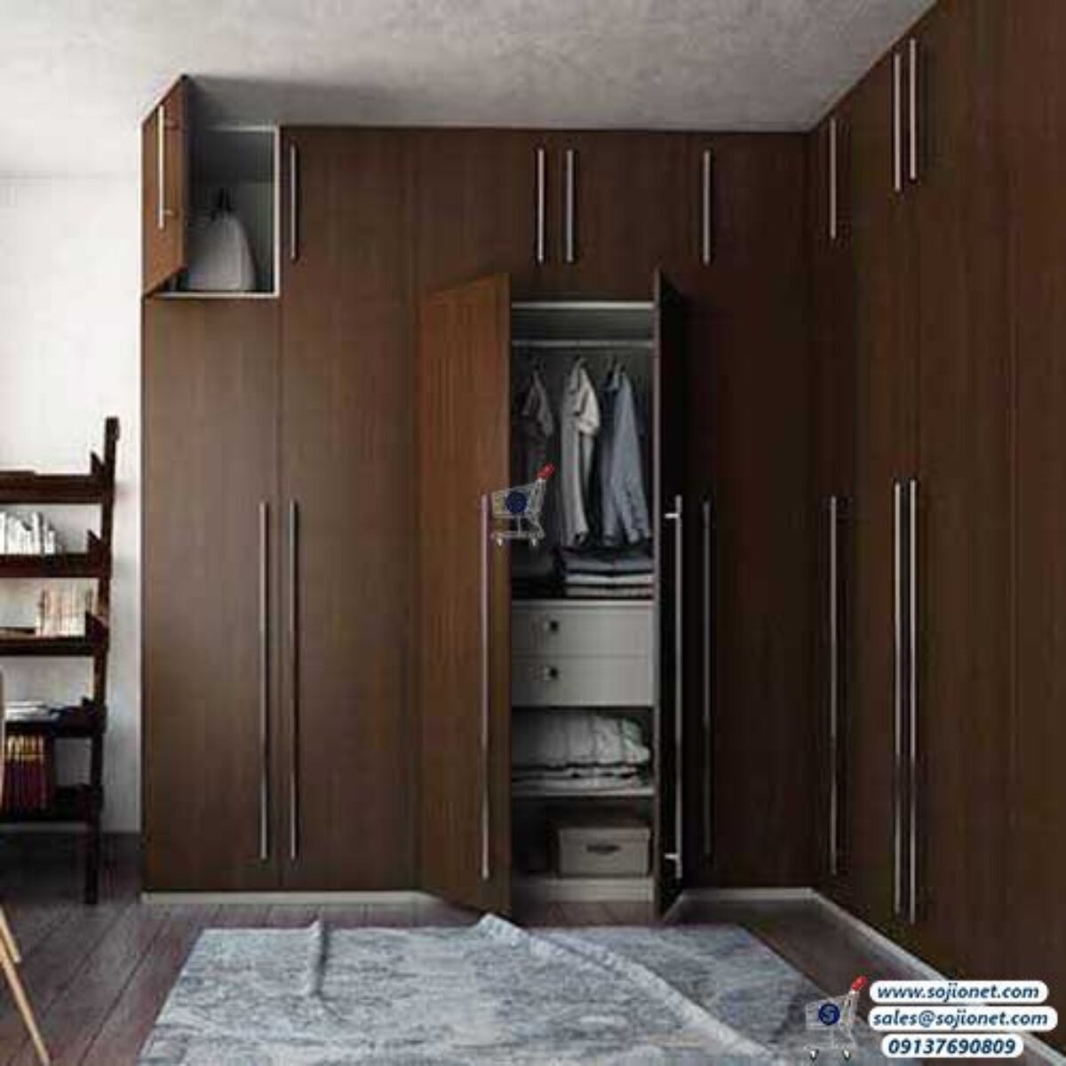 Dark Wood Wardrobe in Lagos Nigeria