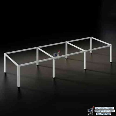 Six Seater Workstation Metal Leg Base in Lagos Nigeria | SOJIONET