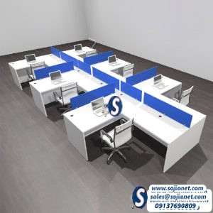Buy Customized Modern Privacy-Screen Office Workstation Desk